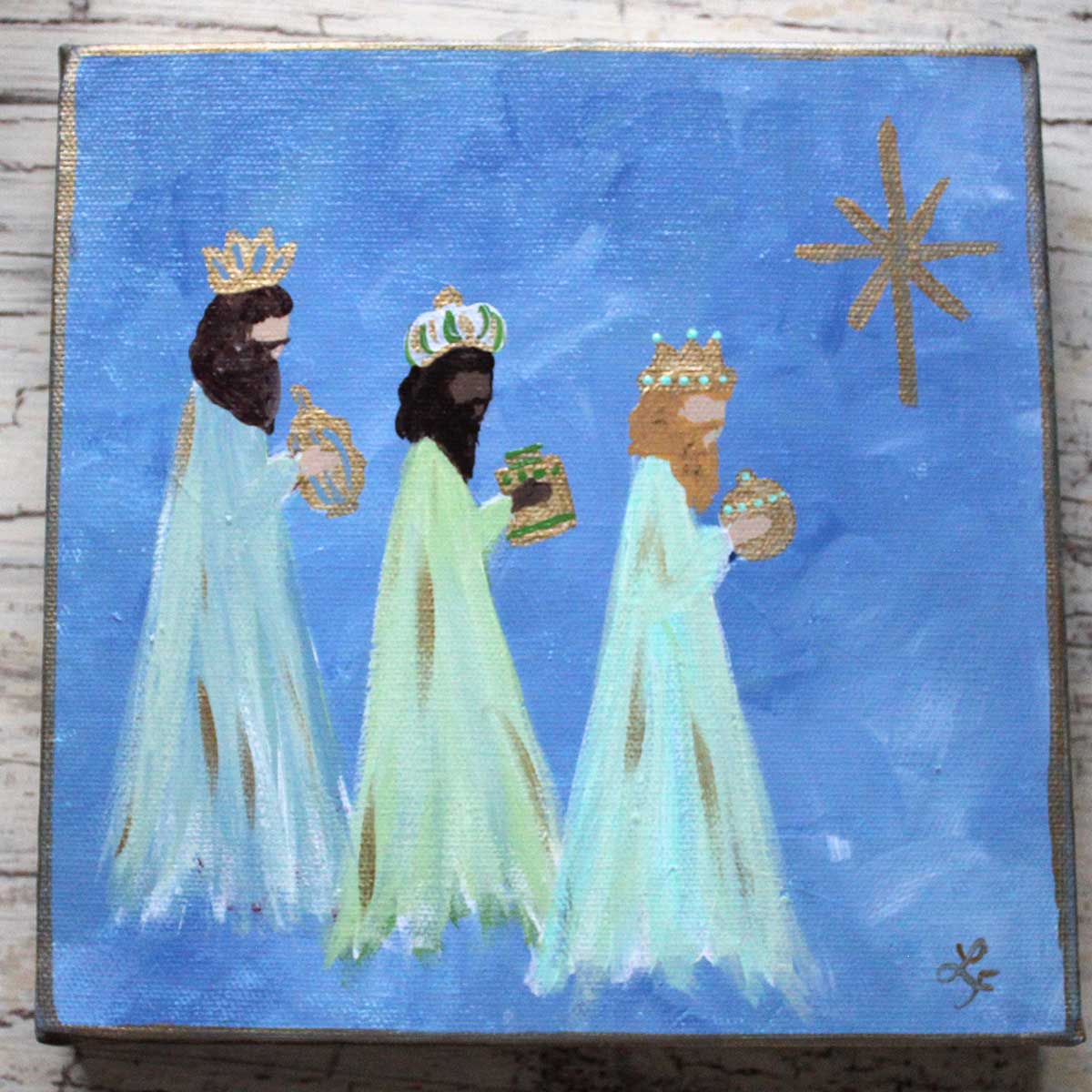 Three Kings of Christmas | Original Painting | Lemondaisy Design